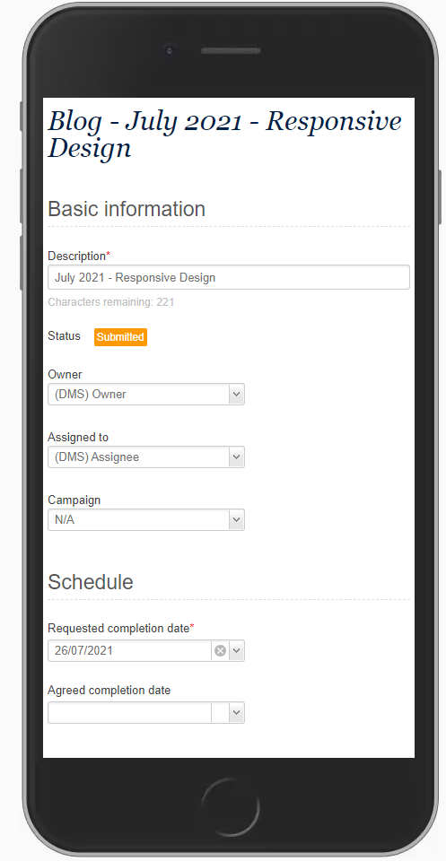 Responsive Design | Requestbox